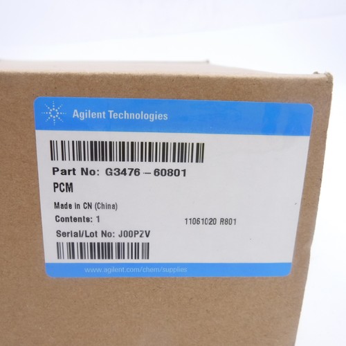 Agilent Technologies G3476-60801 Pneumatic Control Module PMC 7820 7890 ...