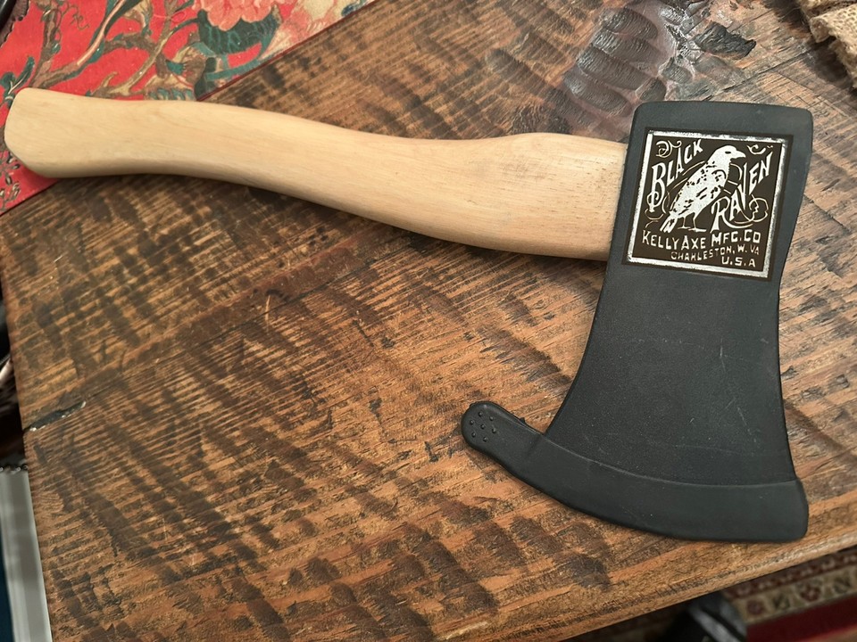 Tribute Black Raven Kelly Works Yankee Camping Axe Hatchet Mini ...