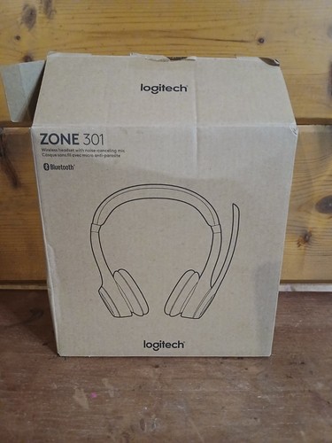 Logitech Zone 301 Wireless Bluetooth Headset with Noise-Canceling ...