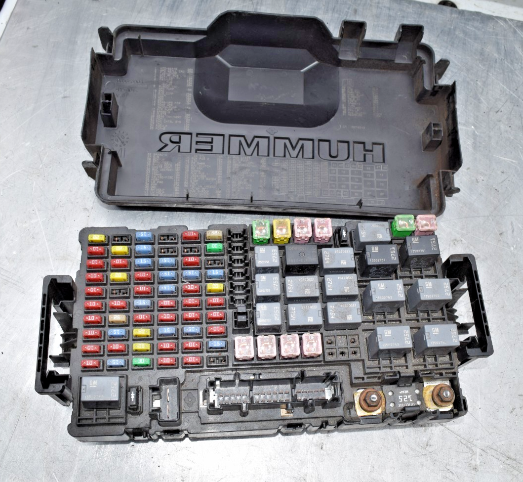 2008 Hummer H3 Fuse Box Diagram