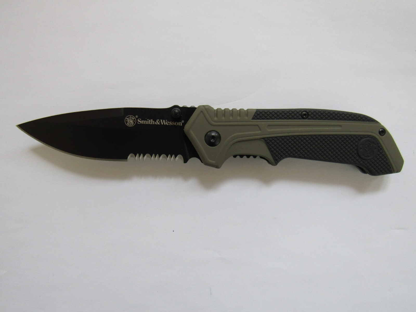 Smith & Wesson S&W Assisted Open Folding Knife Tactical Pocket EDC ...