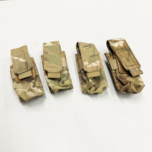 EMDOM USA Set of Four Pistol Magazine Flap Pouches MultiCam MOLLE PALS ...