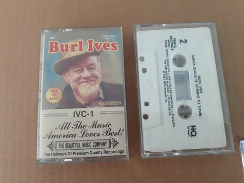 2 Burl Ives cassettes: Santa Claus Is Coming to Town & Music America ...