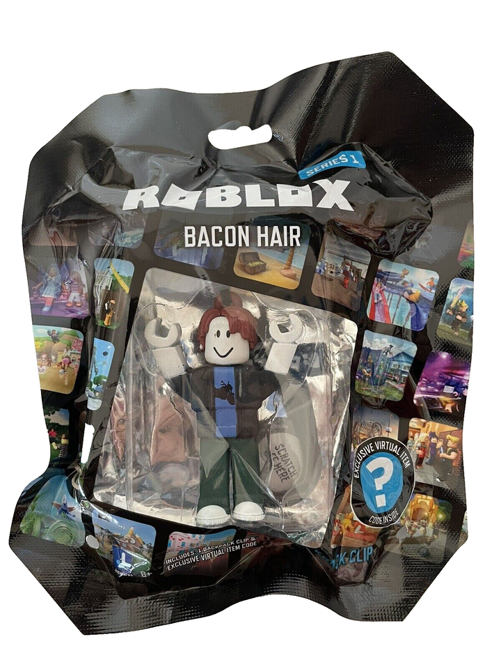 Roblox Backpack Clips Bacon Hair Virtual Code Series 1 NEW UNOPENED | eBay