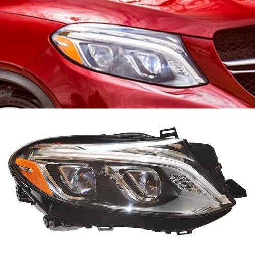 Front LED Headlight Assembly Passenger Side For Mercedes Benz GLE W166 ...