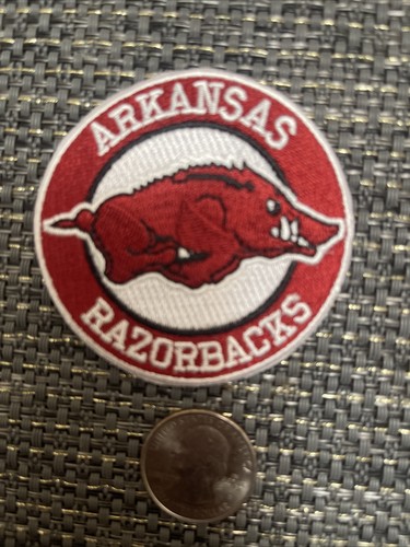 Arkansas Razorbacks HOGS Vintage Iron On Patch 2.5” X 2.5” | eBay