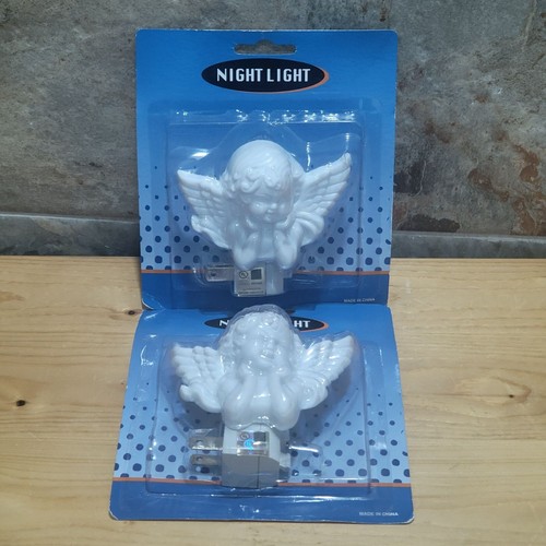 Angel Night Light Light Corridor Interior Outlet Plug In Set of 2 | eBay