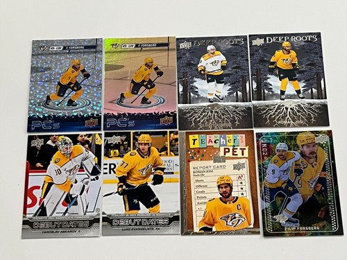 2023-24 UPPER DECK NASHVILLE PREDATORS INSERT LOT 6 - PC, SPARKLES ...