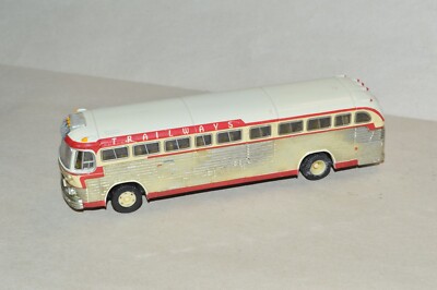 HO scale plastic Classic Metal Works GMC PD-4103 bus TRAILWAYS bad ...