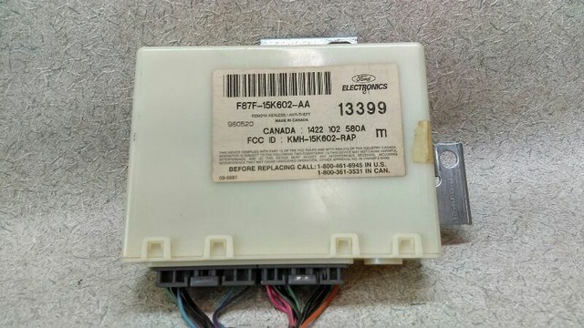 2000 Ford Expedition Remote Keyless Entry Anti Theft Module F 87 F 15 K ...