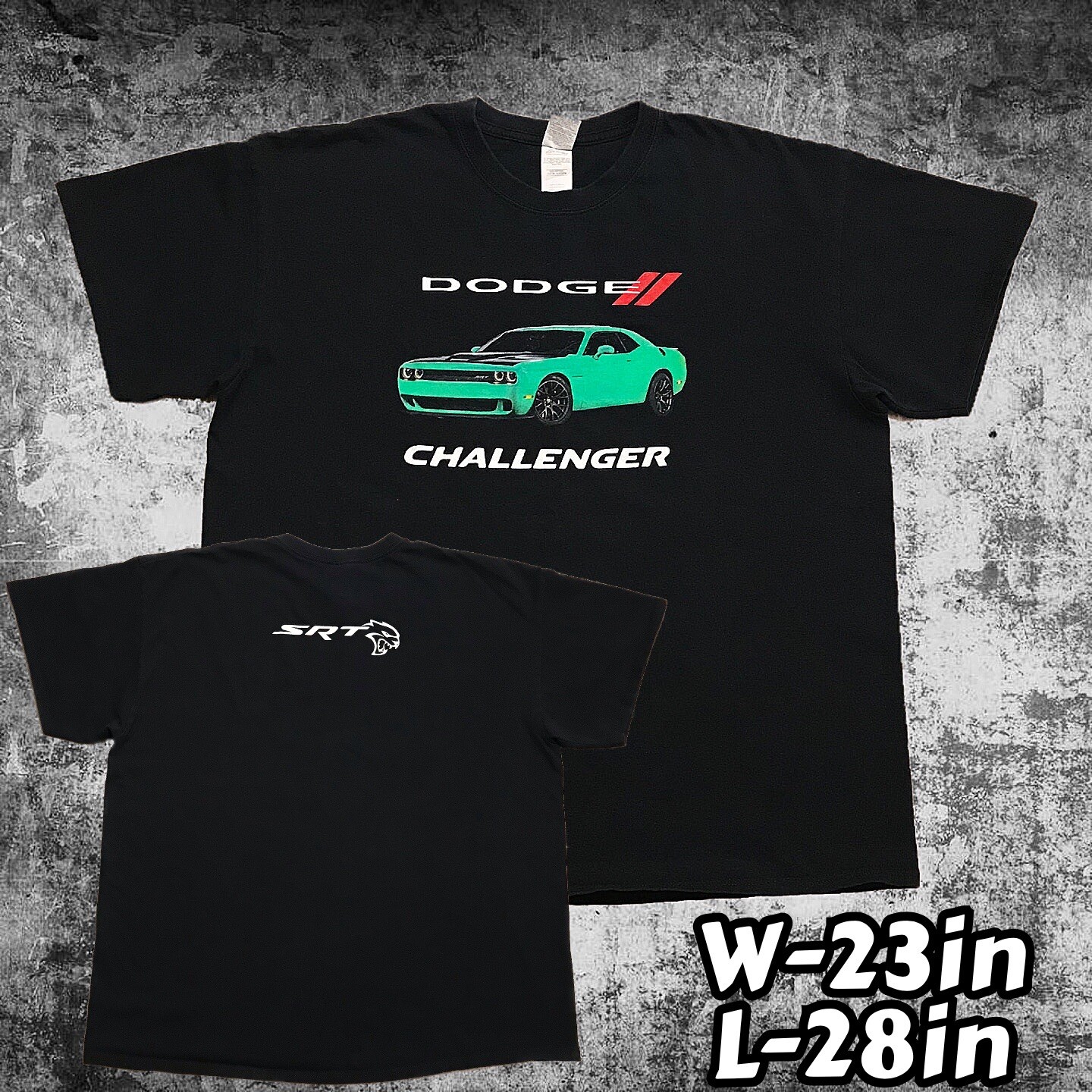 Y2K Dodge Challenger SRT Hellcat Double Sided Graphic… - Gem