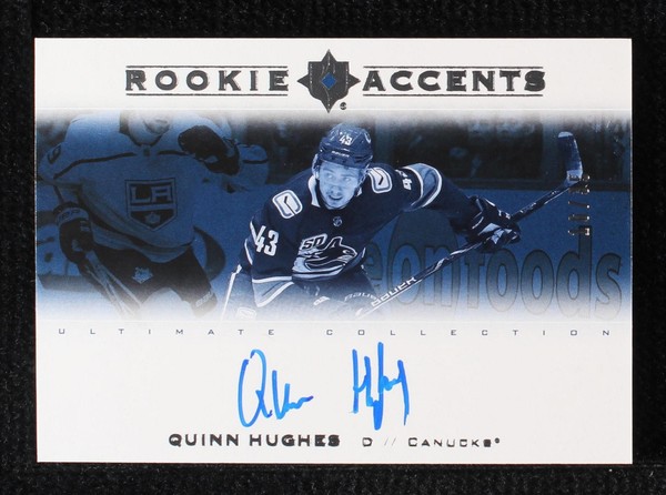 2019-20 Upper Deck Ultimate Collection - Rookie Accents #RA-QH Quinn ...