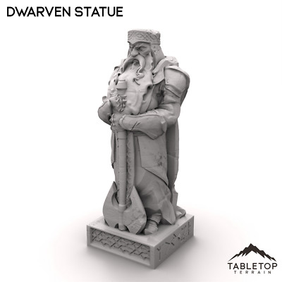 Dwarven Statue - Fantasy DND Dungeons and Dragons | eBay