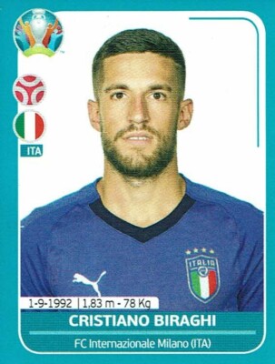 Panini Euro Em 2020 Aperçu Sticker Italie Ita 13 Cristiano Biraghi | eBay