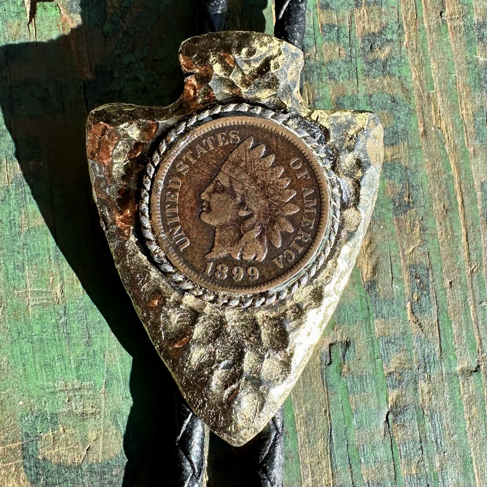 Vintage Gold Western 1899 Copper Indian Head Penny Ar… - Gem