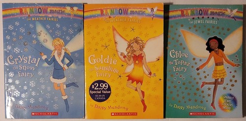 Lot of 3 Rainbow Magic Color Fairies Original Series Books by Daisy ...