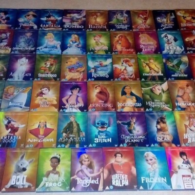 Various Disney DVD Blu Ray and O Ring Slipcover | Pixar 3D FREE POST | eBay