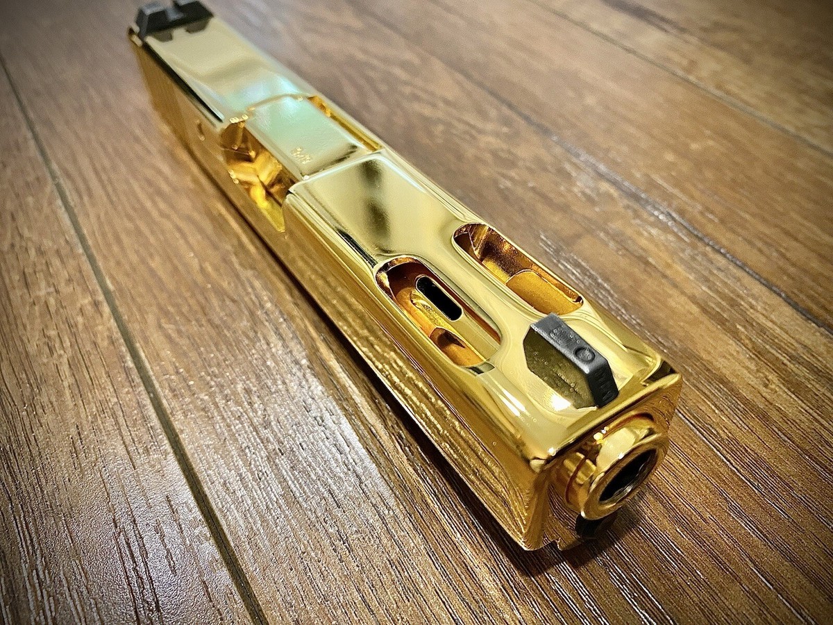Gold Plated Glock 19 Slide