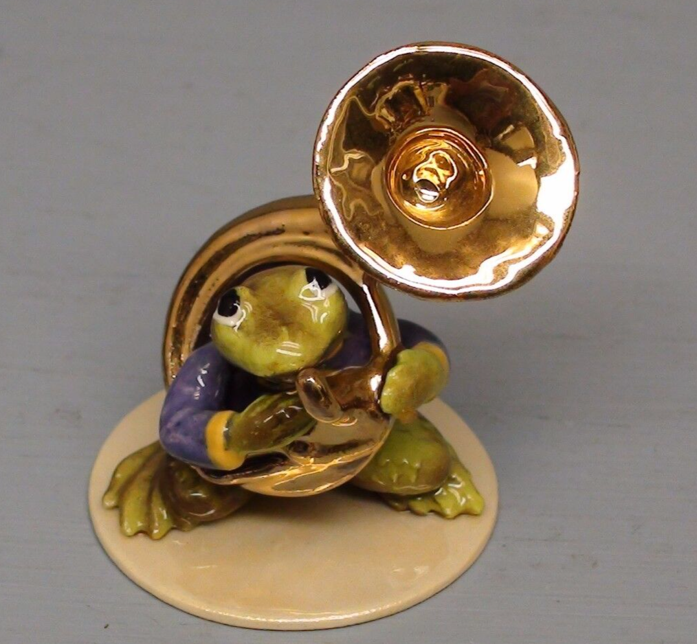 Retired Specialty Hagen Renaker Frog Playing Tuba | eBay