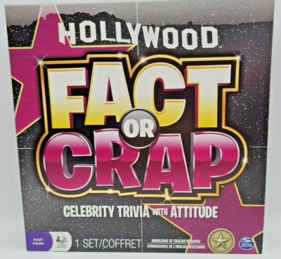 Hollywood Fact or Crap Celebrity Trivia with Attitude New Sealed Free ...