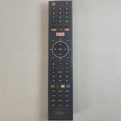 Original Seiki Smart TV Remote Control - Black | eBay