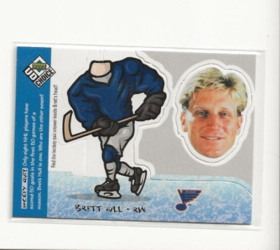 1998-99 UD Choice Mini Bobbing Head Brett Hull | eBay