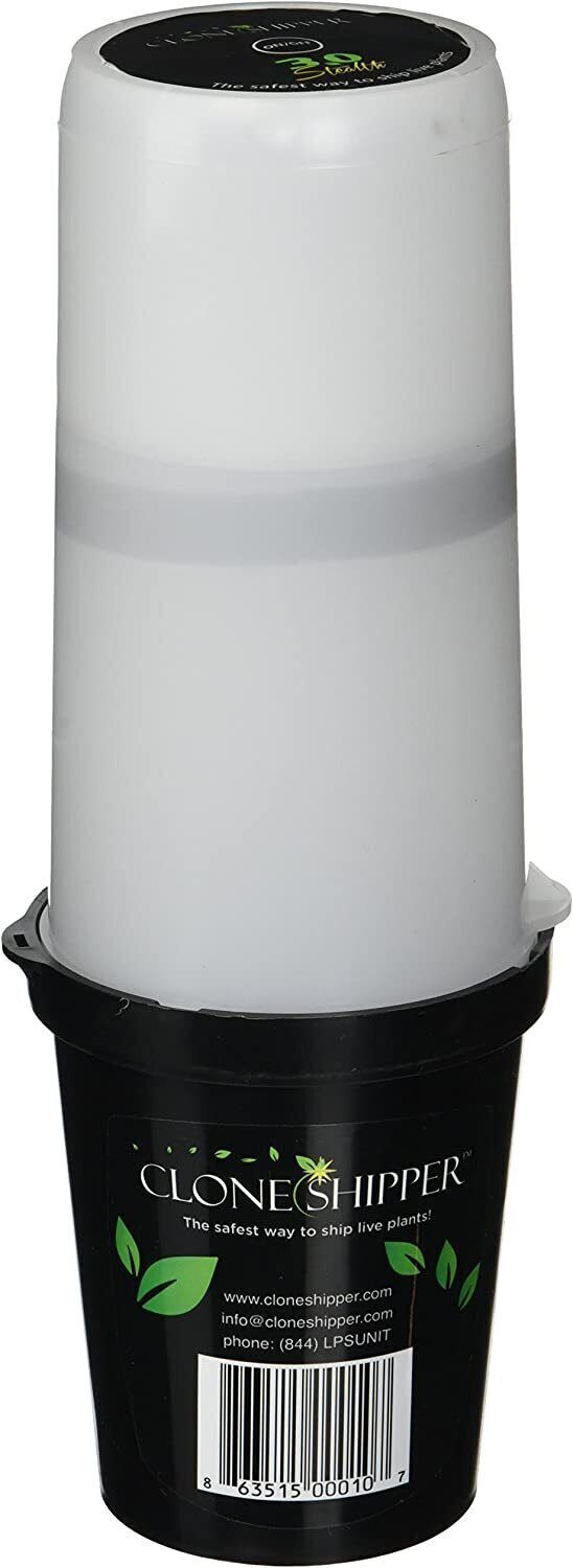 Clone Shipper Container w/ LED Light for Shipping Young Plants Cuttings ...