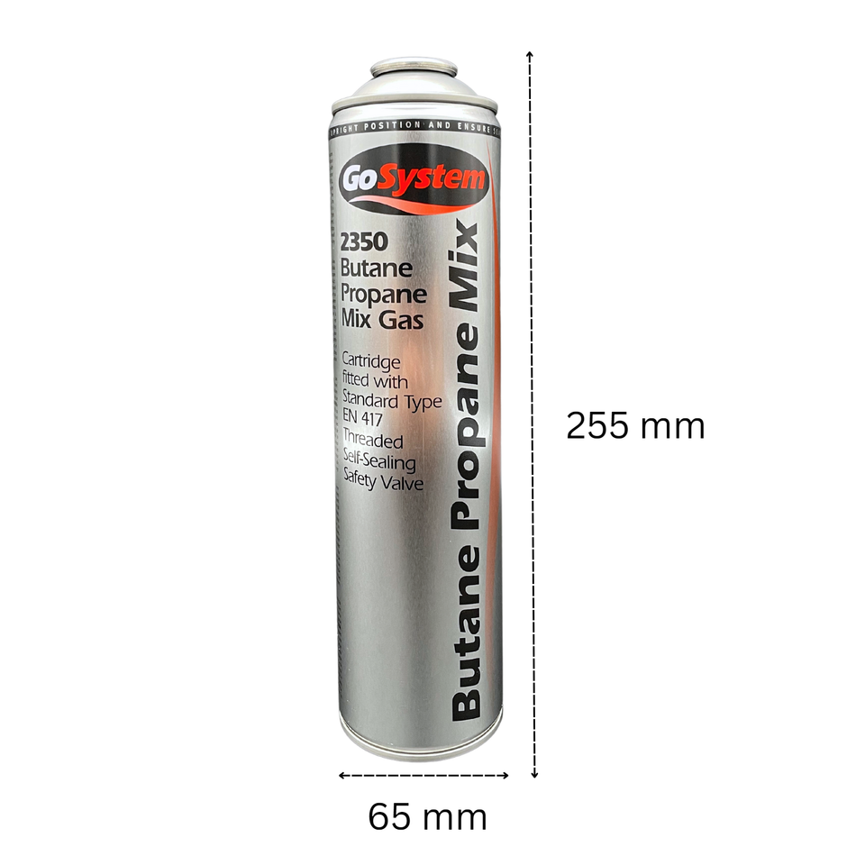 Gas Butane Propane Mix Gas Cartridge - 350g Threaded EN417 Blend for ...