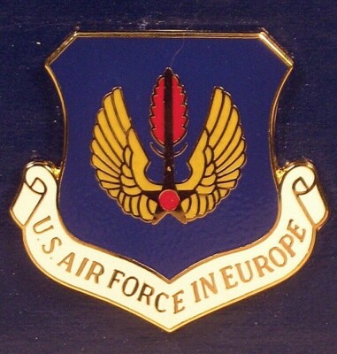USAF Air Forces in Europe USAFE Beret Insignia Badge Crest Pin Full ...