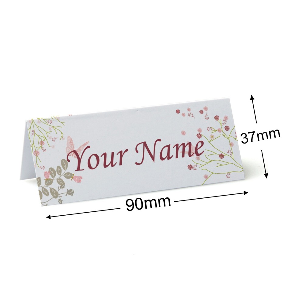 Personalised Place Cards, Table Name Cards for Weddings, Place Table ...