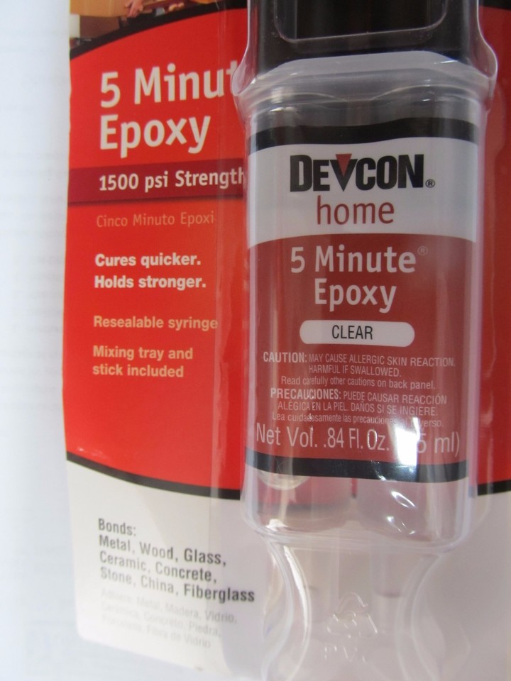 Devcon 5 minute Epoxy Quick Set #20845 .84 FL. OZ. NEW | eBay