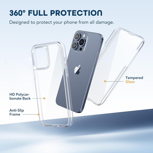 HOT For iPhone 15 Plus 14 13 Pro Max 12 Shockproof TPU Case Full Body ...