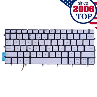 US Keyboard with Backlit for Dell XPS 13 9380 9370 9305 & XPS 13 7390 2 ...