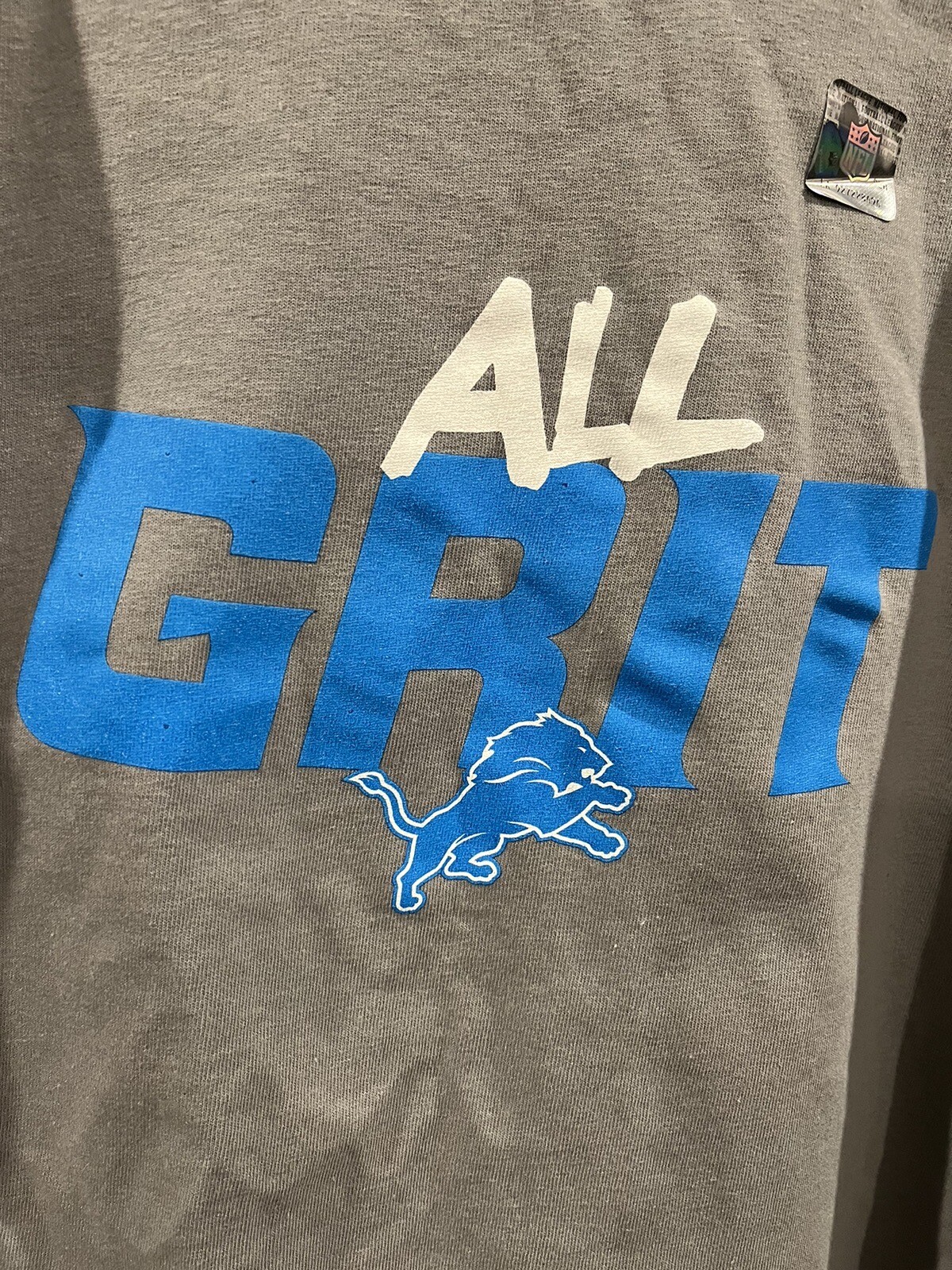 Officials of Detroit Lions Authentic Ford Field “All Grit” Cotton Tee ...