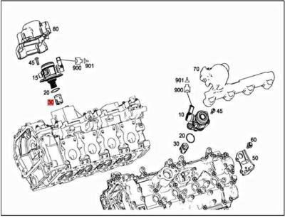 Genuine MERCEDES Roller tappet 2700500122 | eBay