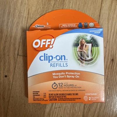 OFF Clip On Mosquito Repellent Refill - 2 Refills In Pack | eBay