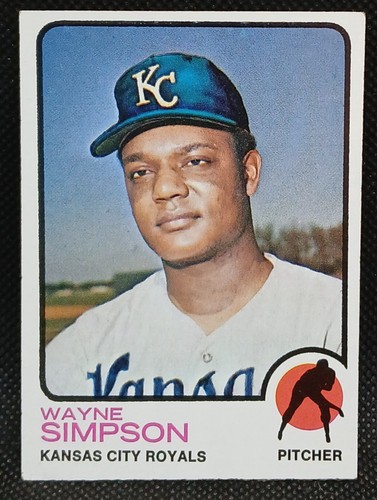 1973 Topps #428 WAYNE SIMPSON Kansas City ROYALS!!! | eBay