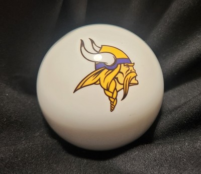 NFL Minnesota Vikings Pool /Billiard Cue Ball White W/ Team Logo | eBay