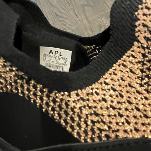 Lululemon APL Womens TechLoom Bliss Shoe Black / Rose Gold / White Size ...