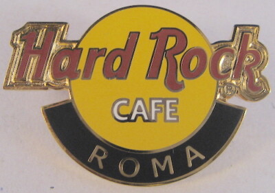 Hard Rock Cafe Roma (Rome) Traditional Classic Cafe Logo Pin 2003 | eBay