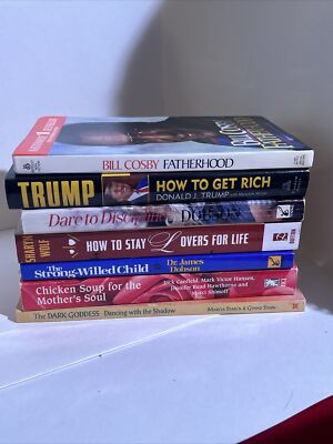 Lot of 7 Mixed Self Help Novels Assortment Trump Bill Cosby | eBay