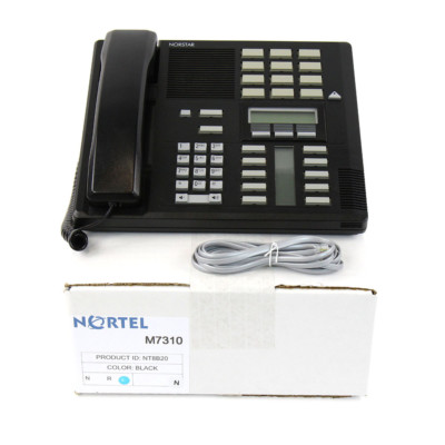 Nortel Norstar M7310 Black Meridian Phone Bulk - Refurb - Button Kit ...