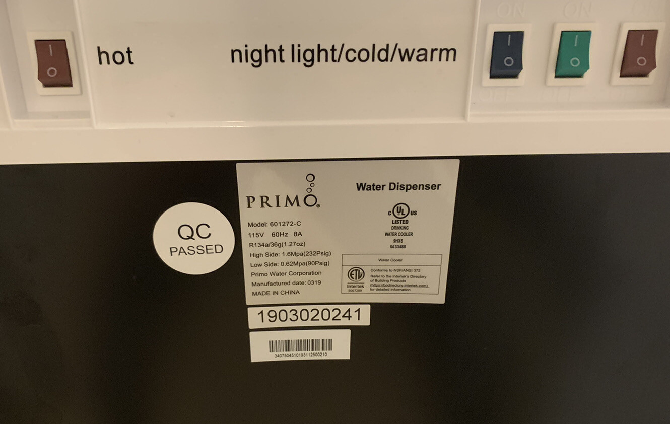 Primo Water Cooler model No 601272-C Water Pump Relay Black Wire | eBay