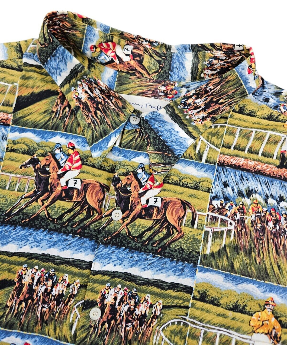 Reyn Spooner Guy Buffet Men's XXL Vintage Horse Racin… - Gem
