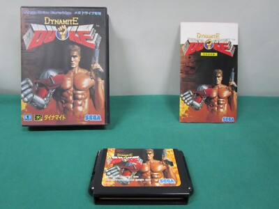 Mega-Drive Genesis - Dynamite Duke - included box, manual. JAPAN GAME ...