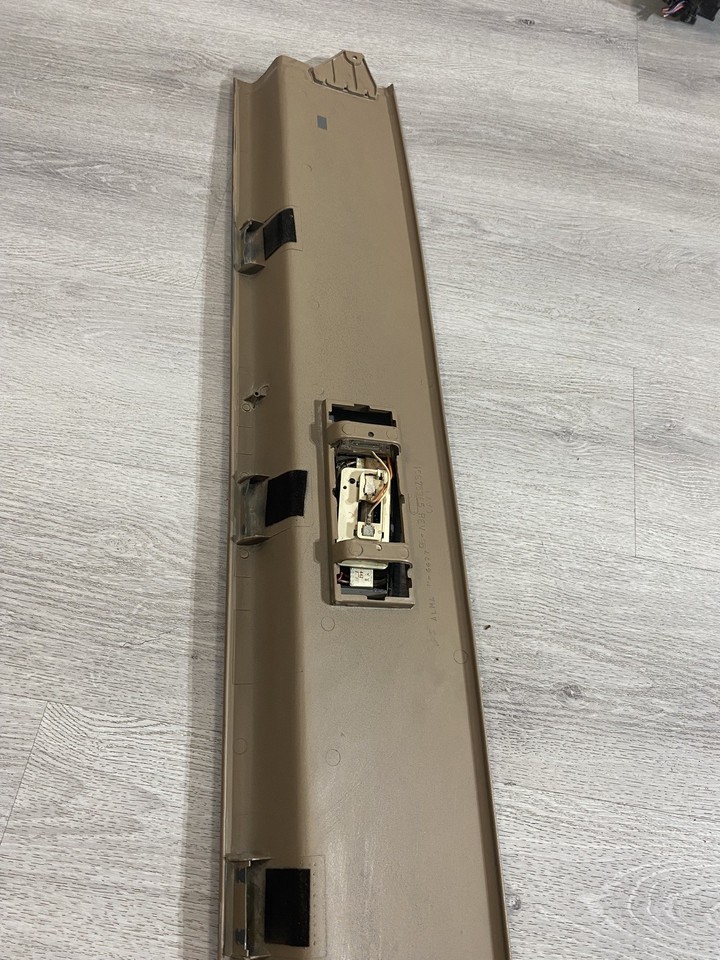 88-98 OBS Chevy GMC Rear Dome Light Headliner Trim Regular Cab TAN With ...