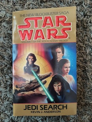 Star Wars Jedi Search by Kevin J. Anderson 1994 Paperback Jedi Academy ...