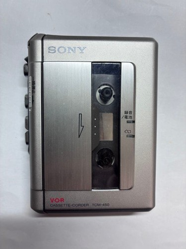 [WORKING TESTED] SONY TCM-450 WALKMAN Cassette Tape Recorder Player ...
