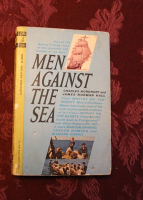 Men Against the Sea ~ Chrales Nordhoff & James Hall ~ 1963 Pocket PB ...