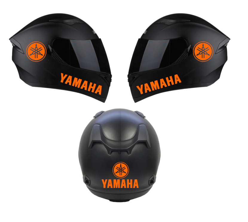 Helmet decal 6-pieces kit. Custom Bike Helmet Decal Set for YAMAHA ...
